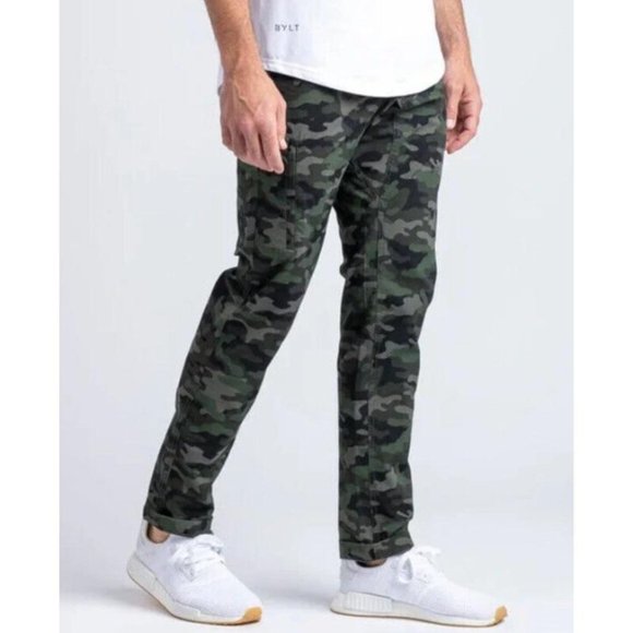 BYLT Basics | Pants | Bylt Basics Pants Mens Xxl L35 Weekender Camo Drawstring Elastic Waist ...